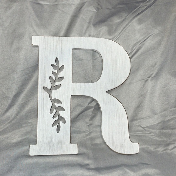 Wall Decor | 215 Wooden White Letter R Decor | Poshmark